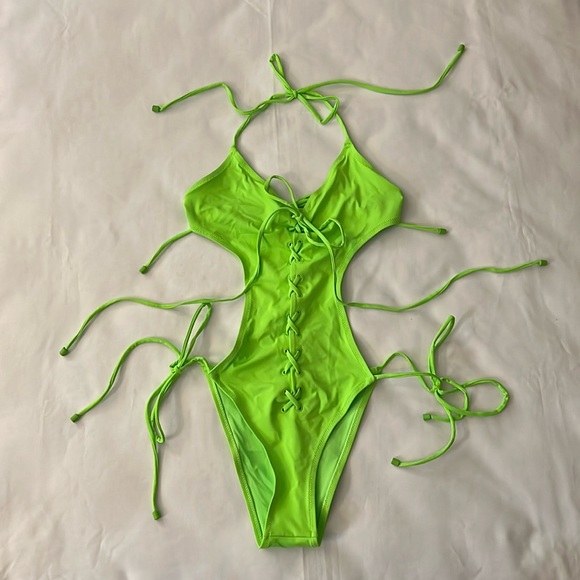 SKIMS | Swim | Skims Swim Lace Up Monokini | Poshmark